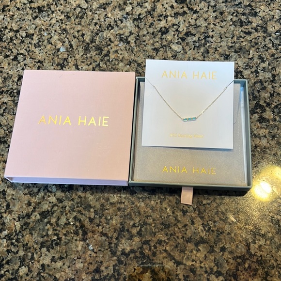 Ania Haie | Jewelry | Ania Haie Tourquise Bar Necklace | Poshmark